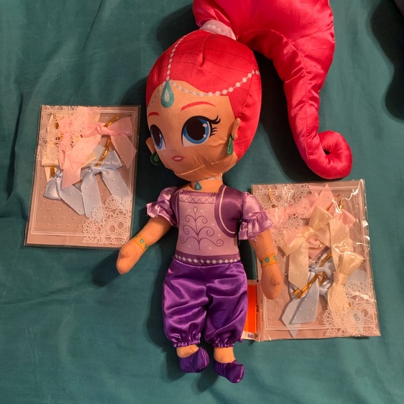 Nickelodeon | Toys | Plush Nickelodeon Doll Pc Hair Bow Set | Poshmark